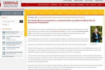 Sarah Moyer - de Beaumont Foundation