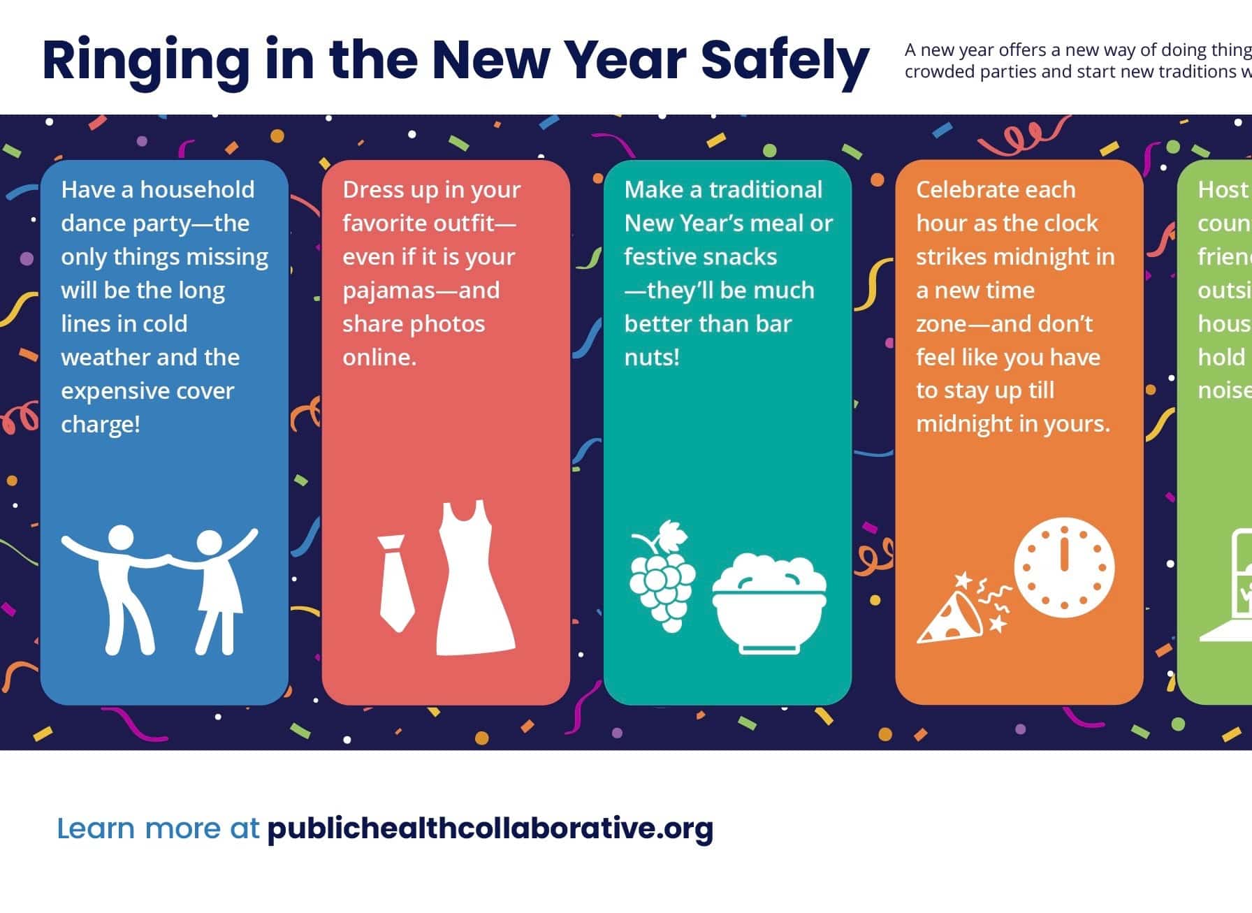 Graphic: Celebrate New Year's Eve Safely - de Beaumont Foundation