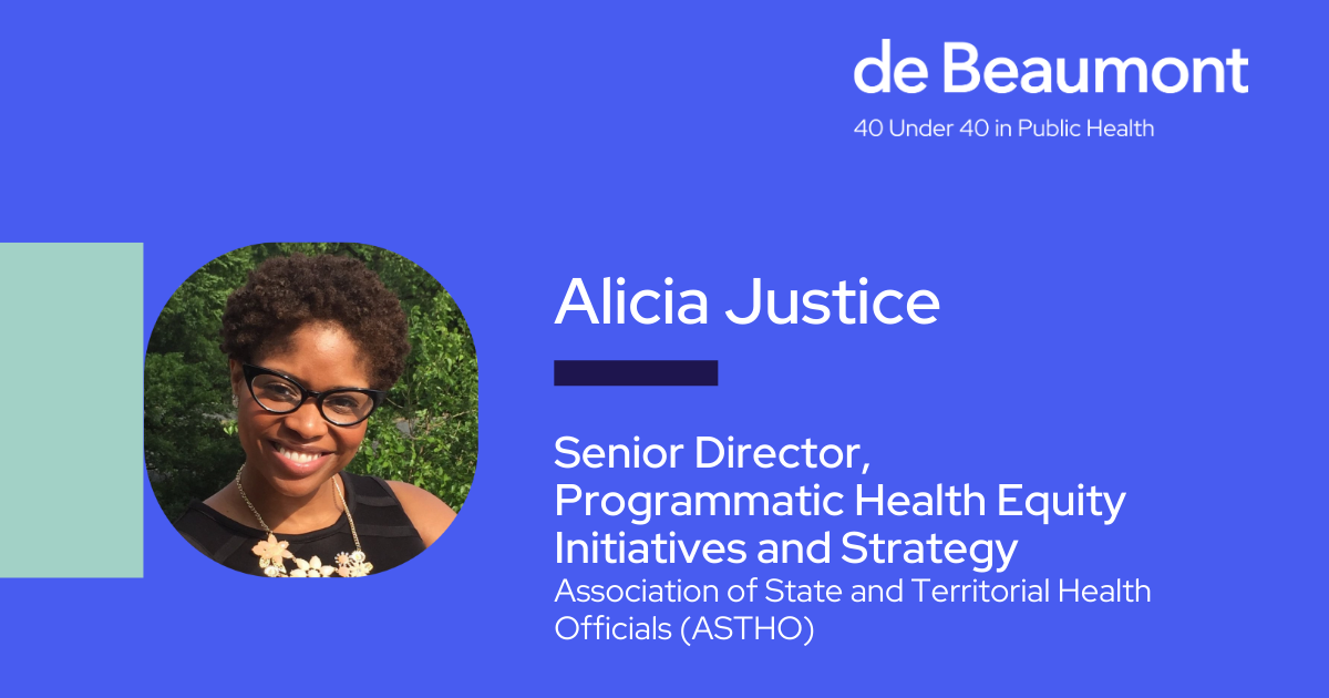 Alicia Justice - 40 Under 40 in Public Health