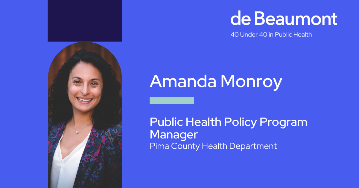 Amanda Monroy - 40 under 40 in Public Health
