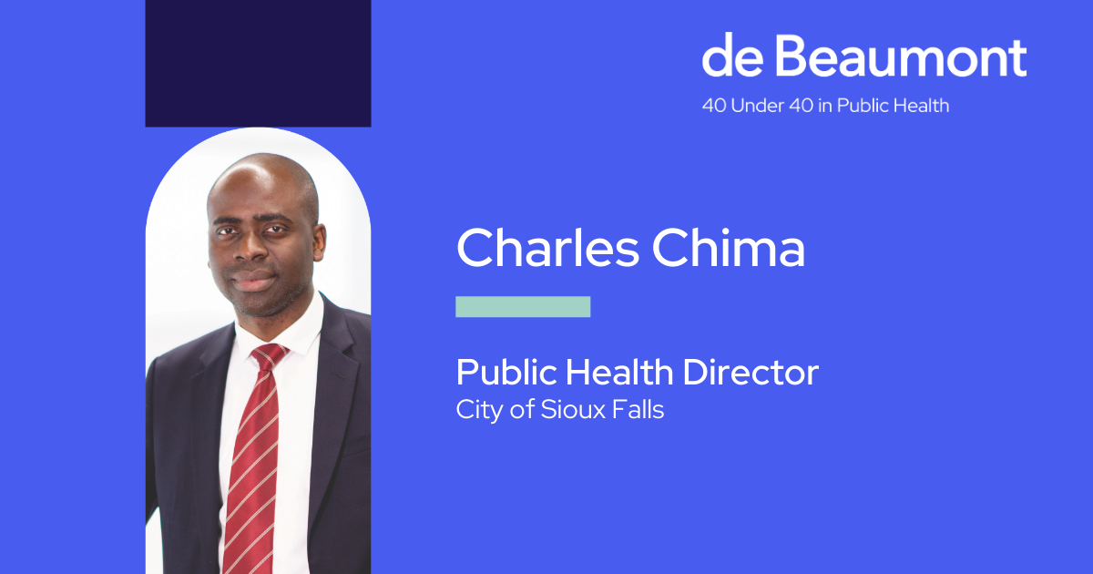 Charles Chima - 40 Under 40 in Public Health