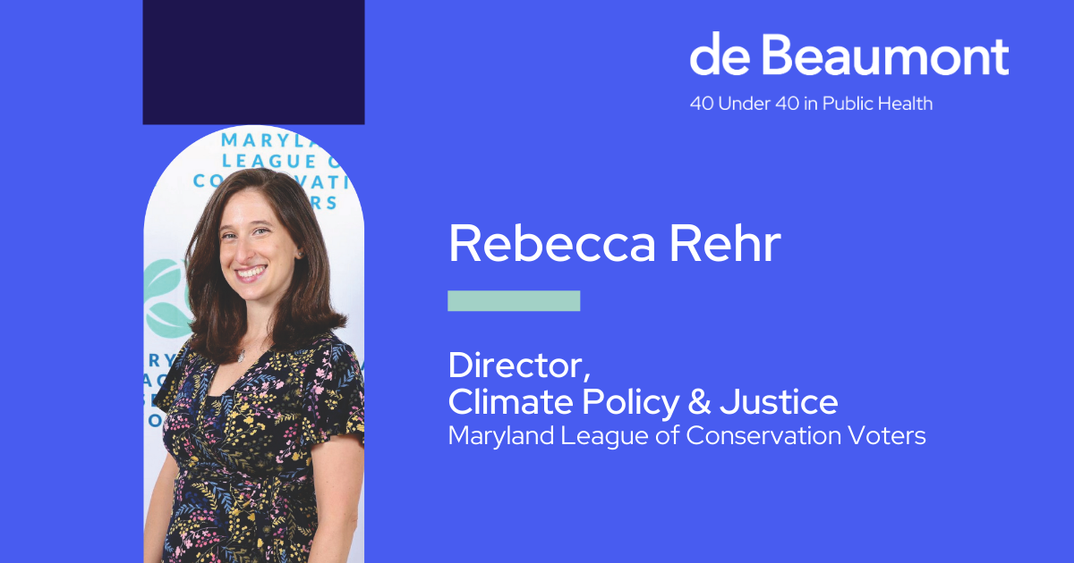 Rebecca Rehr - 40 Under 40 in Public Health